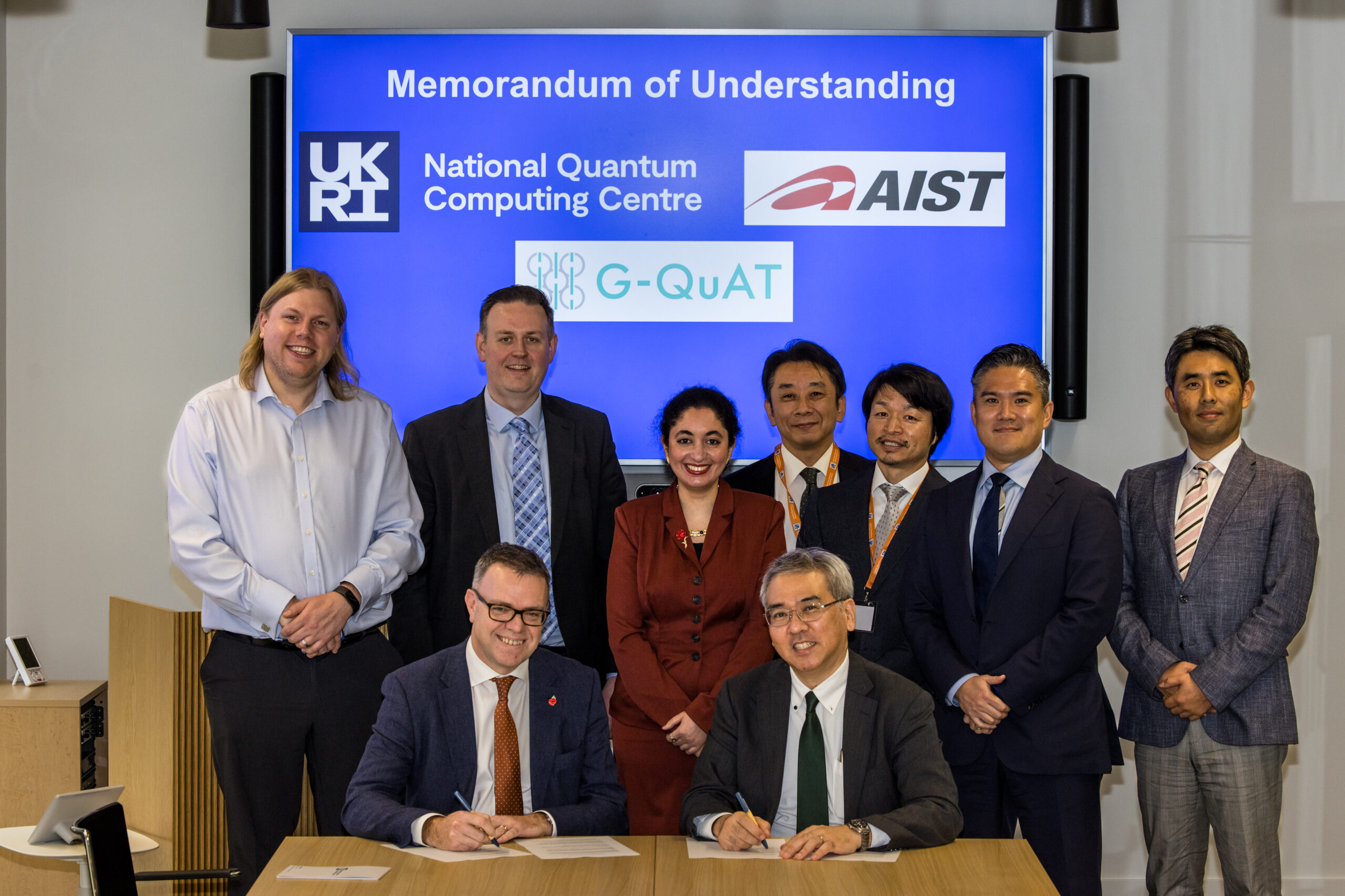 The NQCC and AIST sign a MoU to strengthen UK-Japan collaboration - NQCC